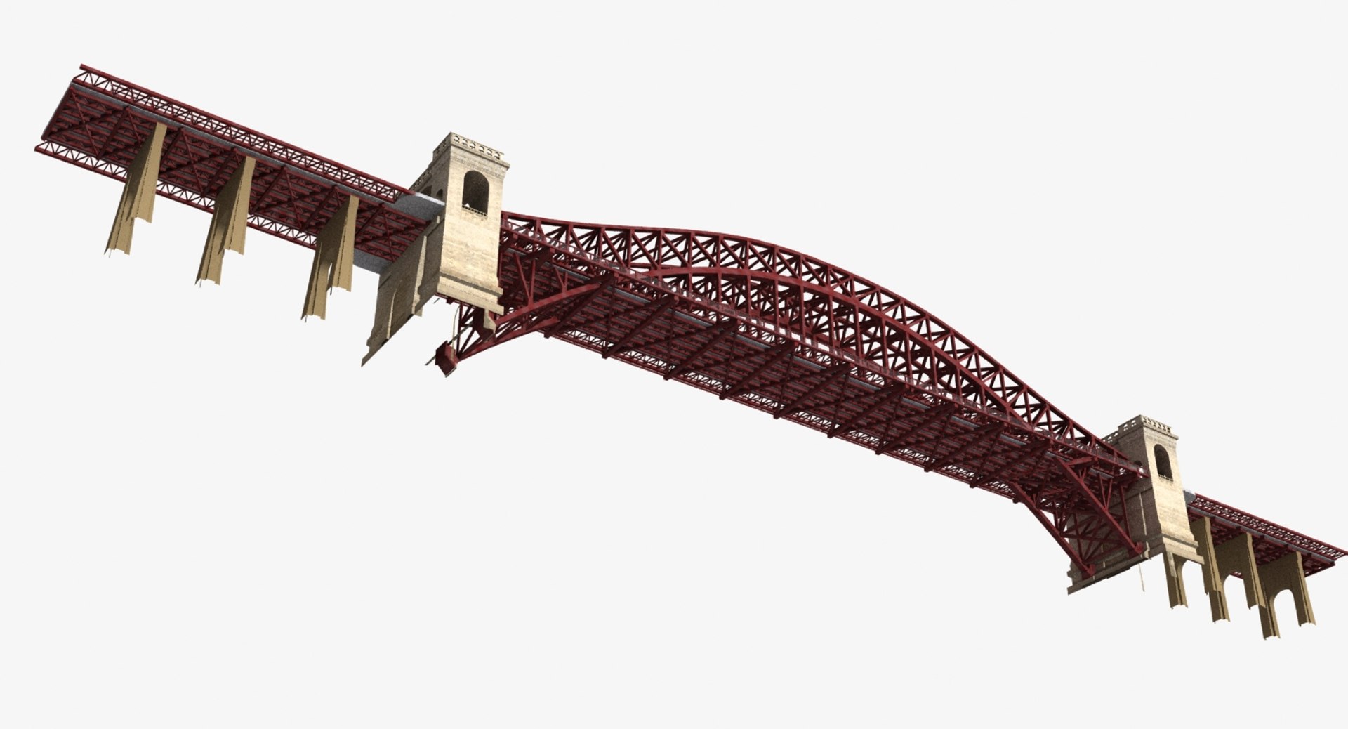 C4d Hell Gate Bridge New York