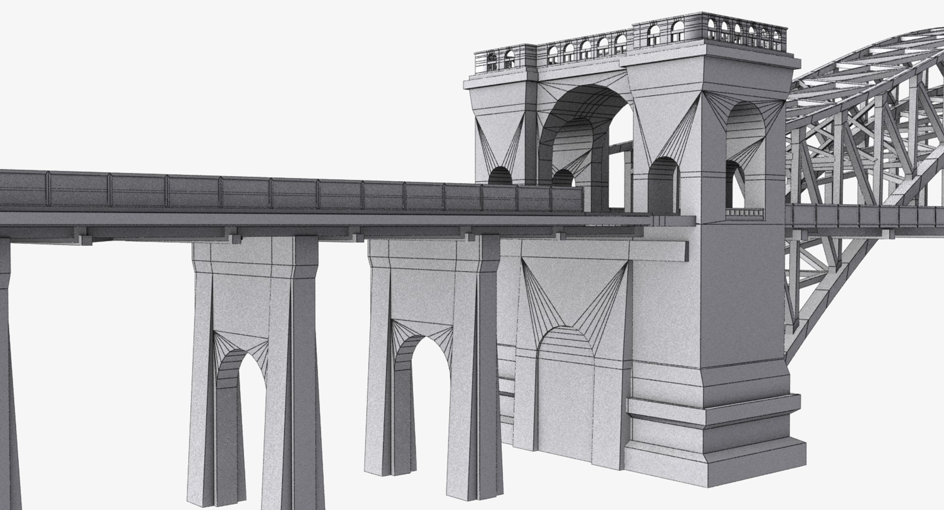 C4d Hell Gate Bridge New York