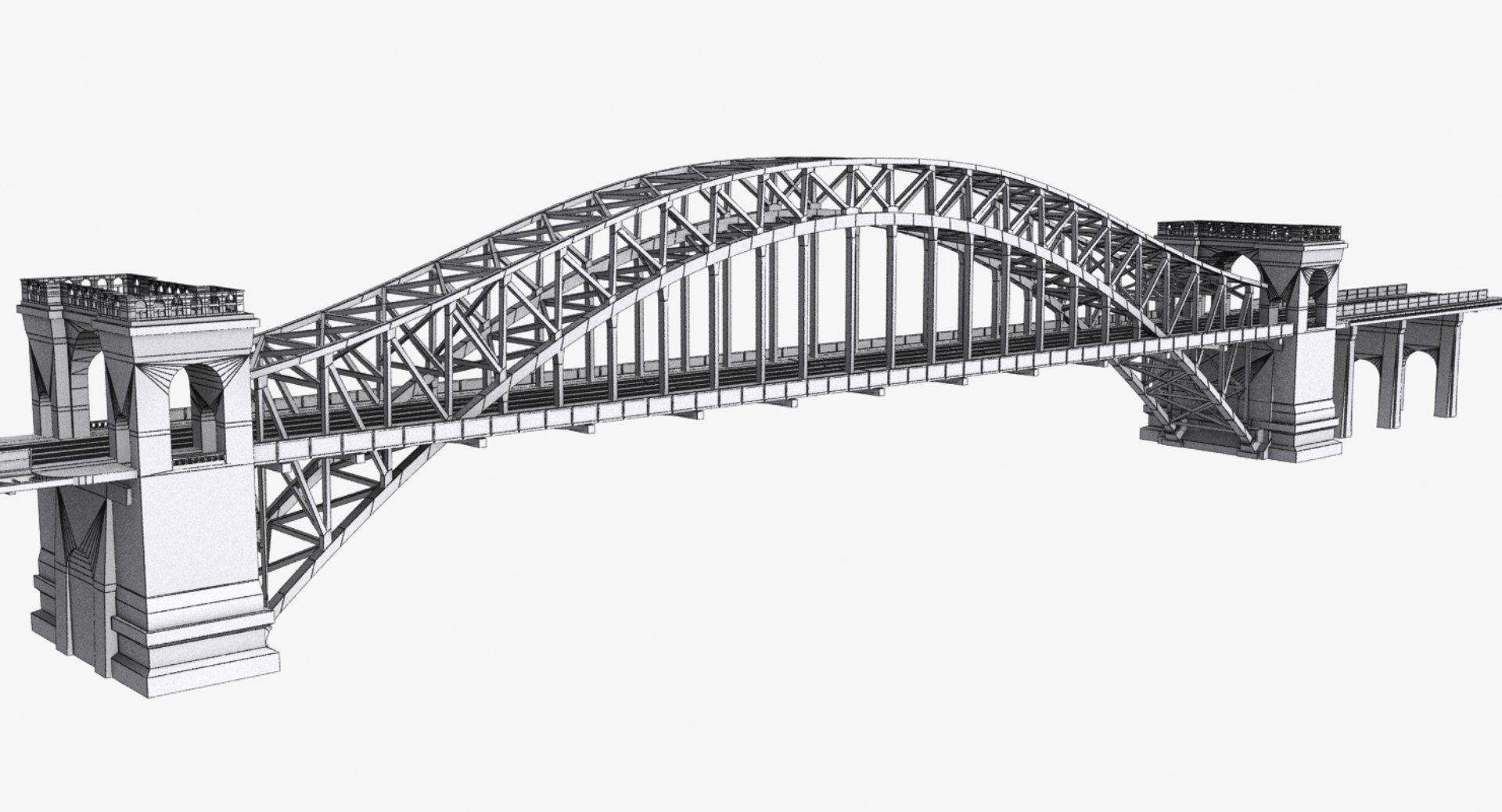 C4d Hell Gate Bridge New York