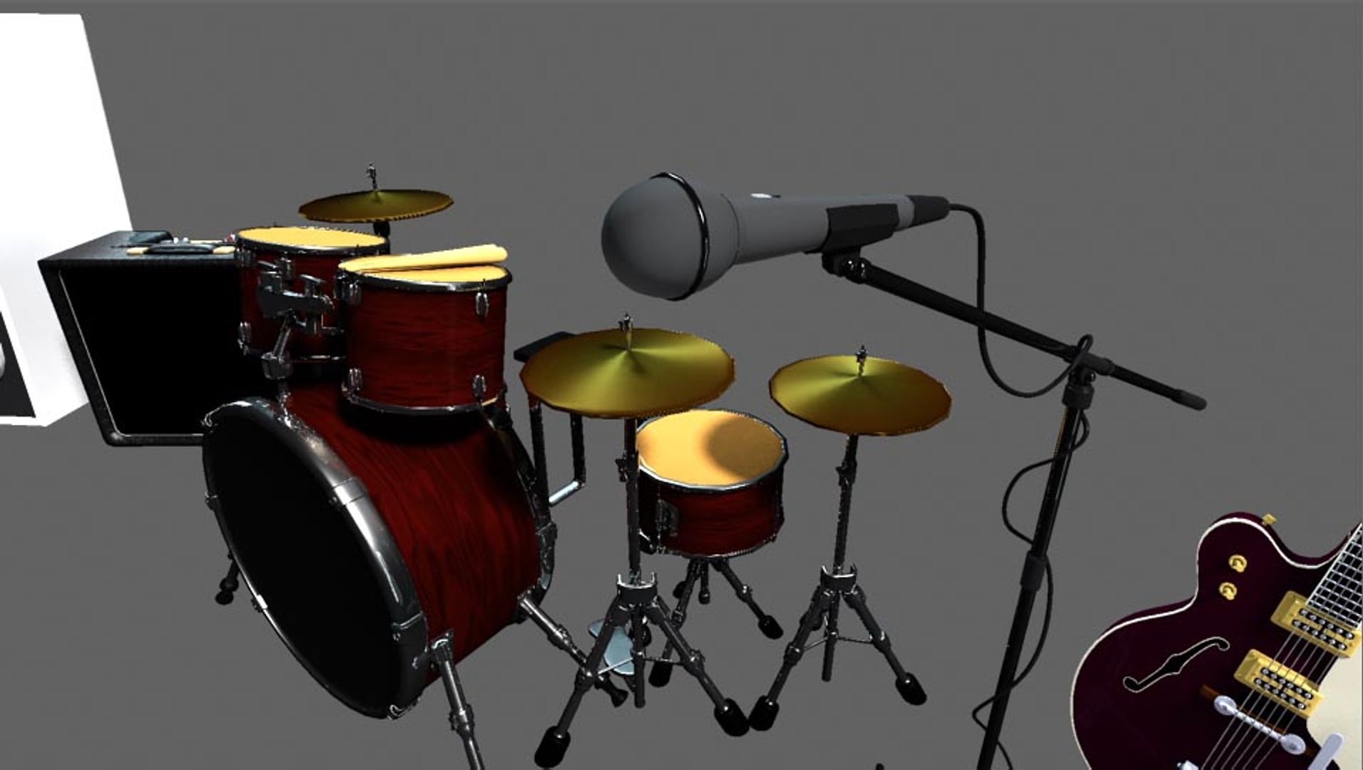 Music Instrument 3d Model