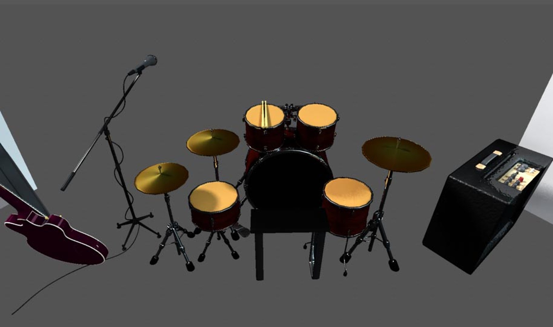 Music Instrument 3d Model