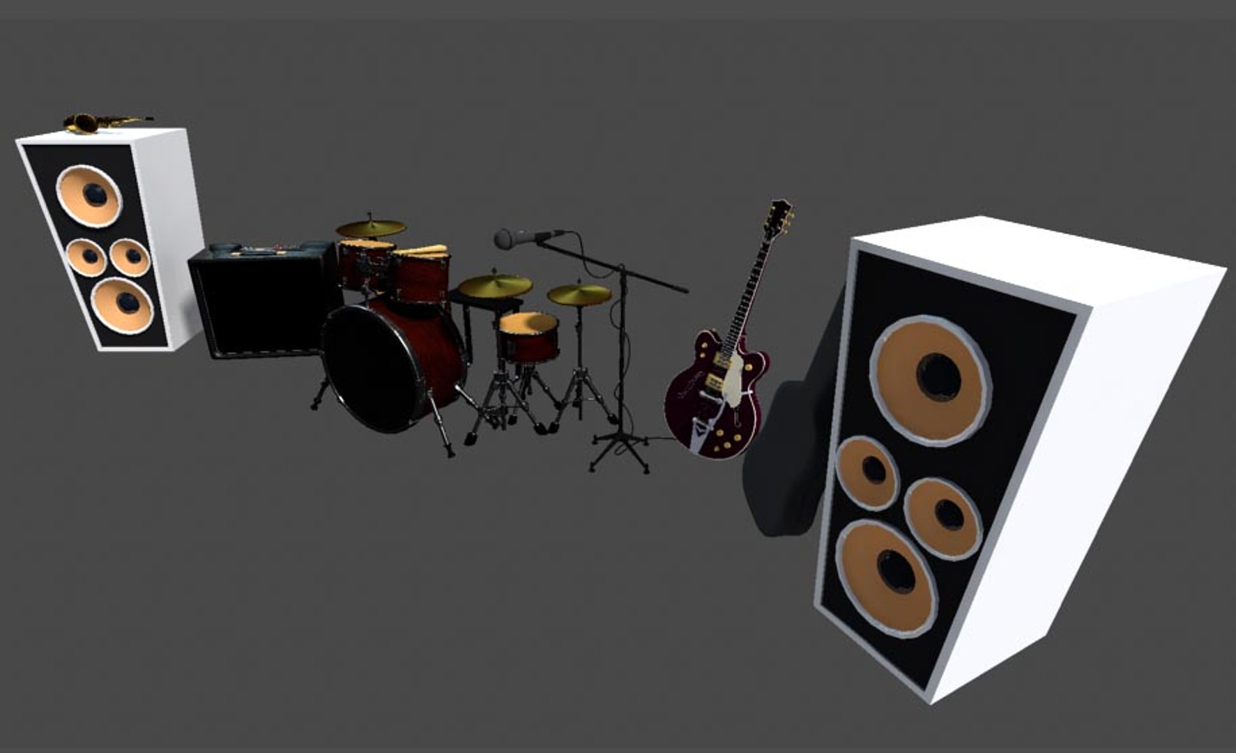 Music Instrument 3d Model