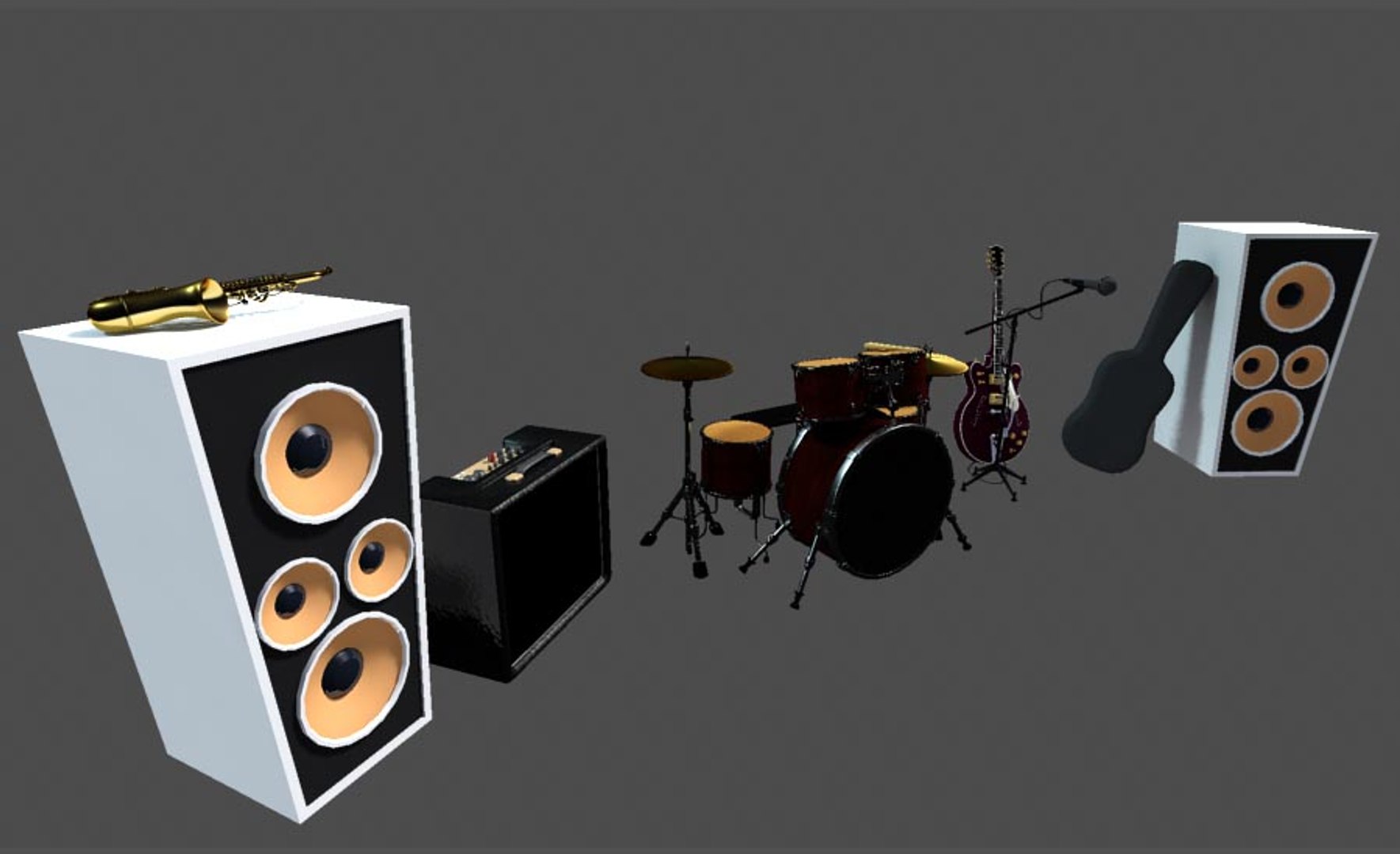 Music Instrument 3d Model