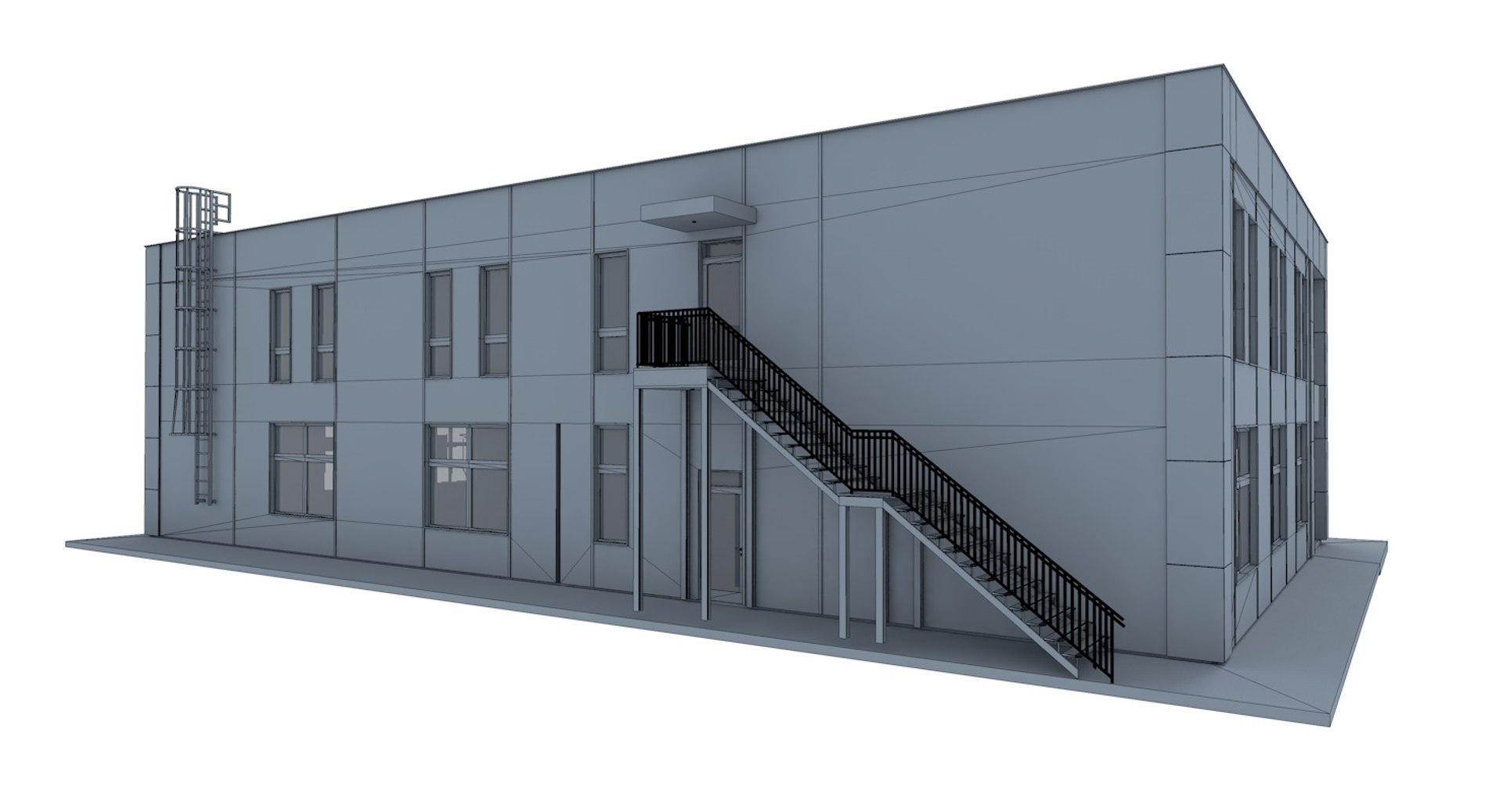 3D Office Store Building Model - TurboSquid 1647606