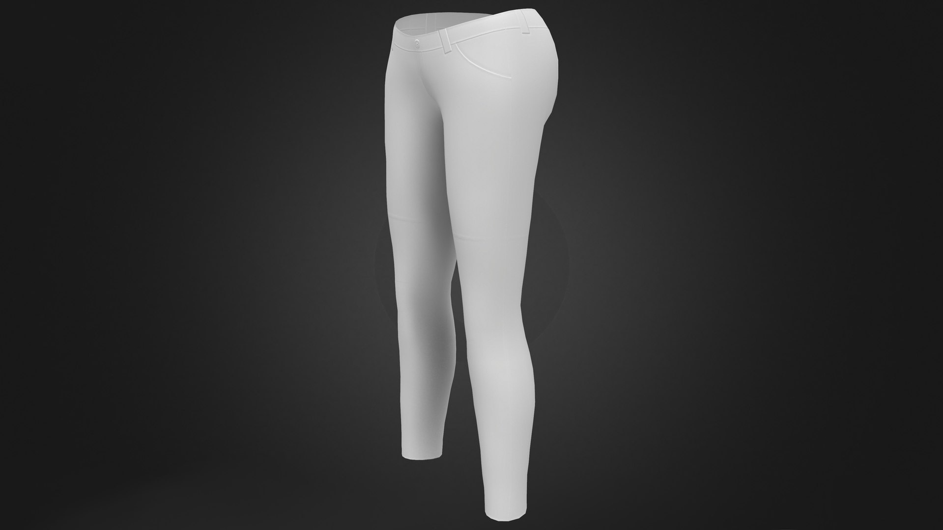 Skinny Any Pants 3D Model - TurboSquid 2072187