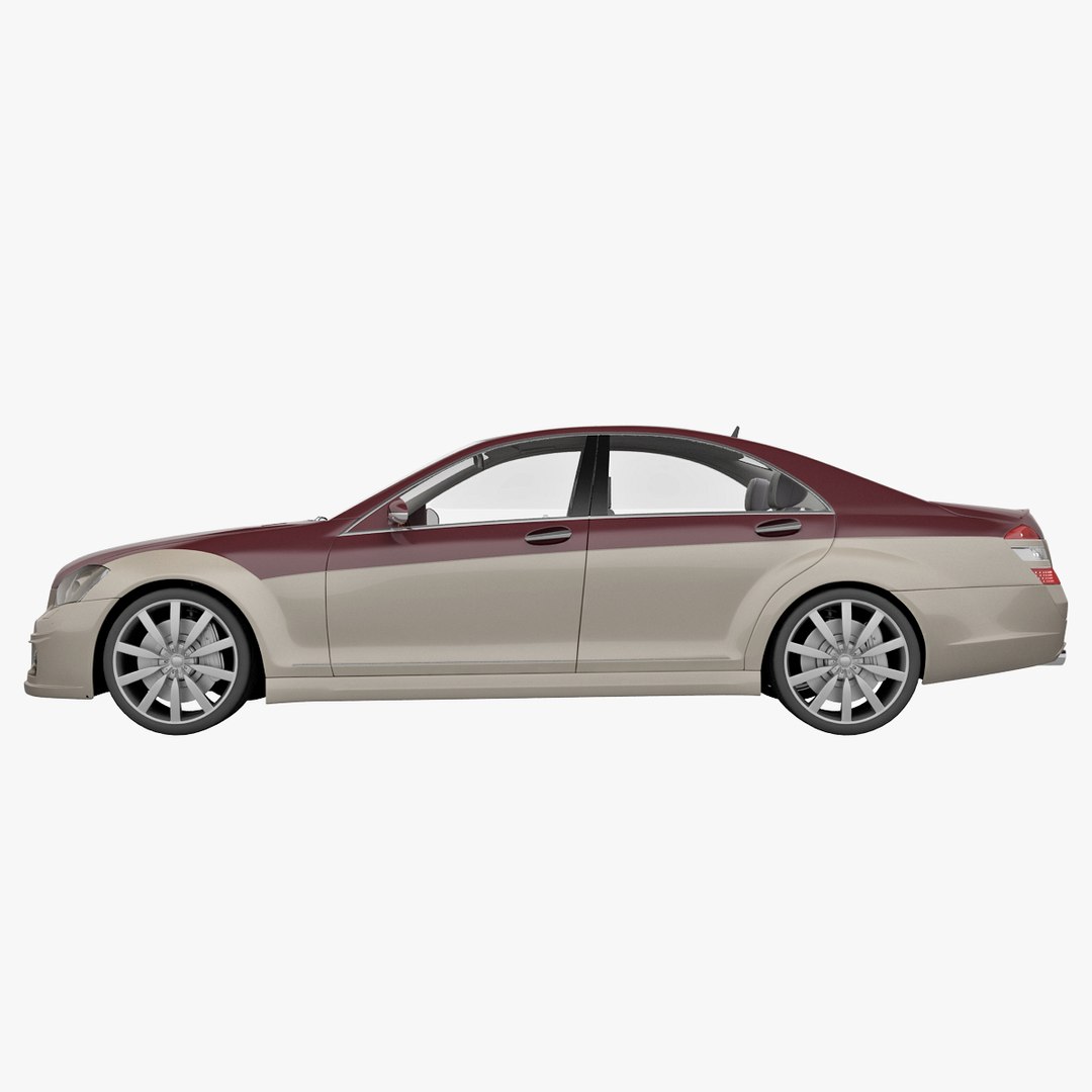 3d model art mercedes benz s class