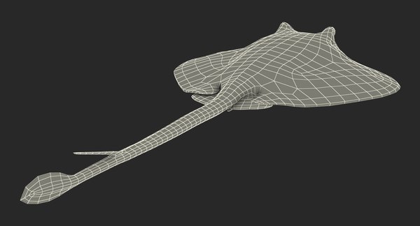 3d model stingray rigged