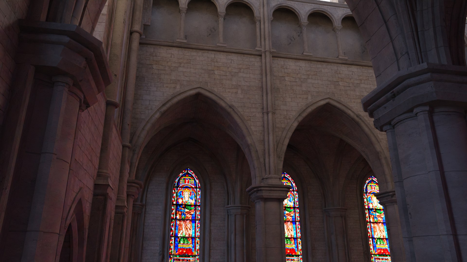 3D Model Church Interior - TurboSquid 1991692