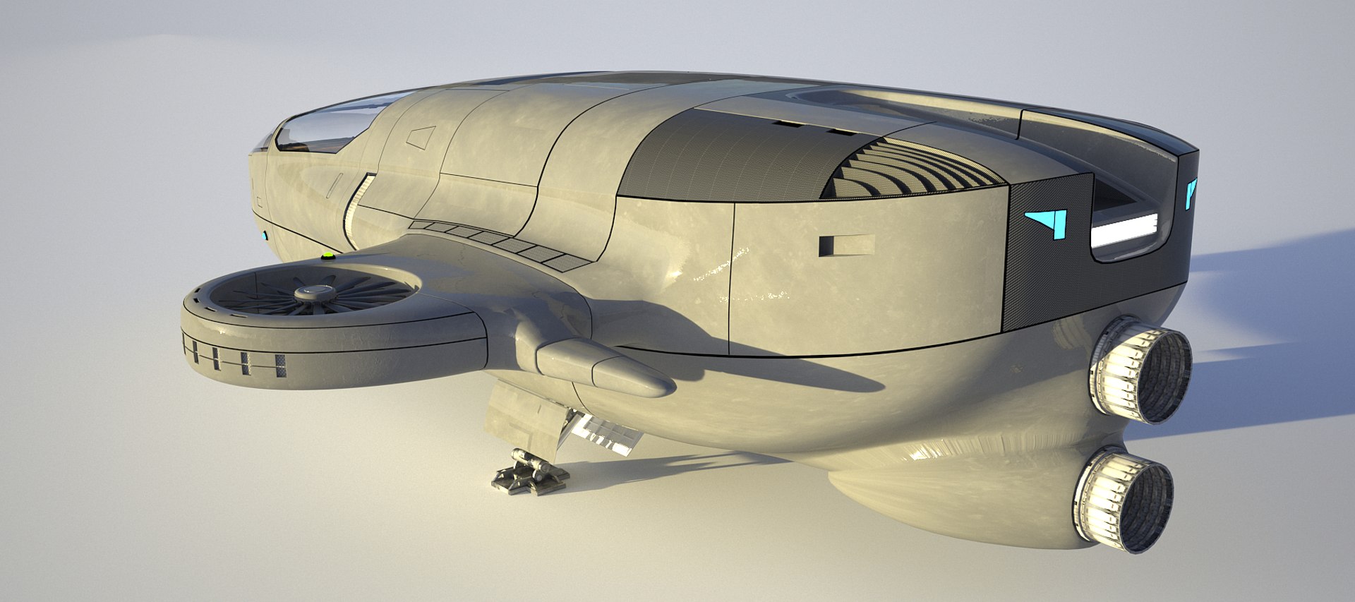 3D Flying Shuttle Model - TurboSquid 1273820