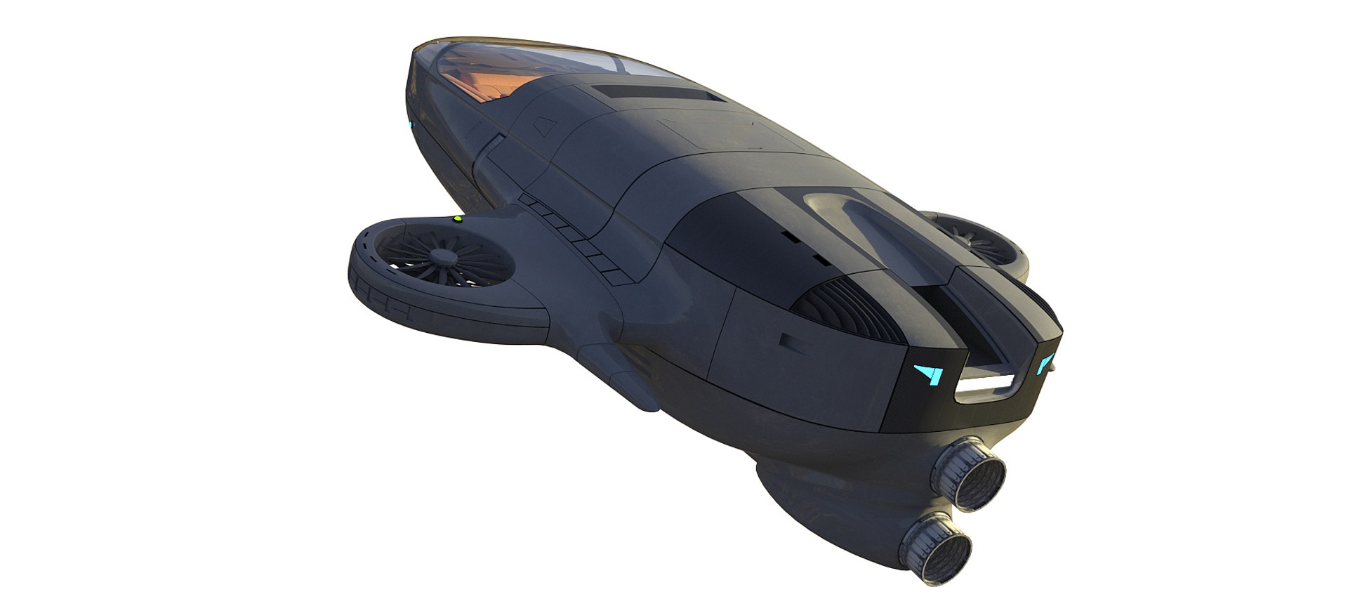 3D Flying Shuttle Model - TurboSquid 1273820