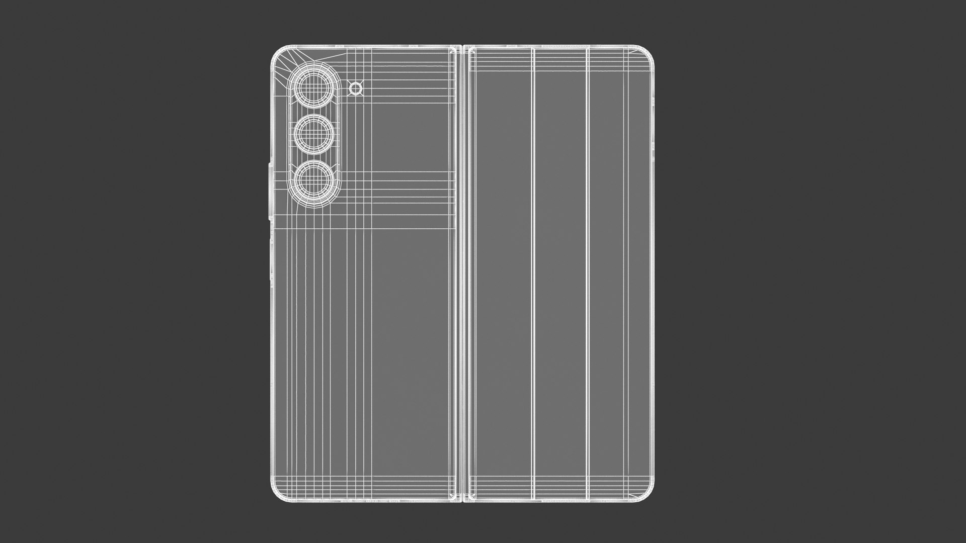 Samsung Galaxy Z Fold 5 Phantom Black 3D - TurboSquid 2131472