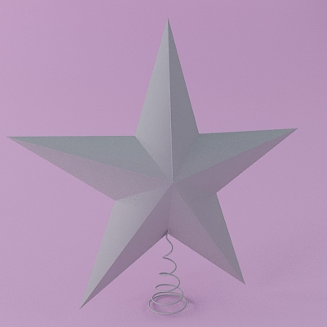 Christmas Star 3d Max