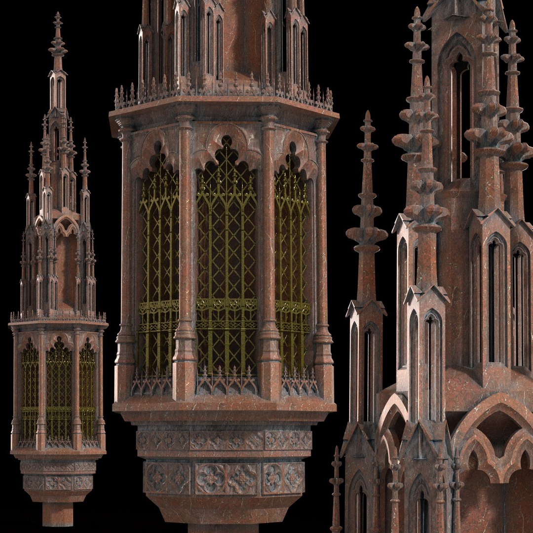 3D Realistic Gothic Tabernacle - TurboSquid 1150664