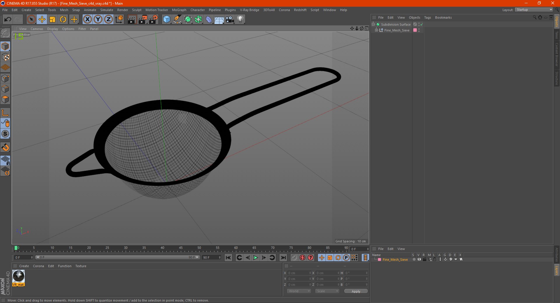 Fine mesh sieve 3D model - TurboSquid 1637873