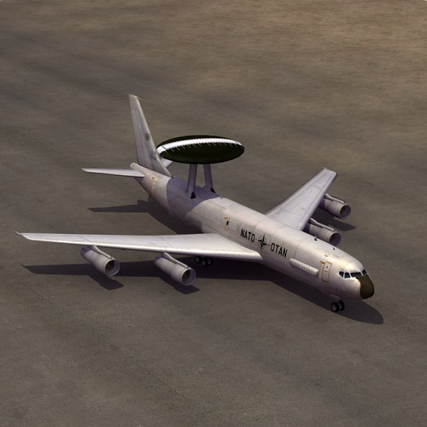 modelo 3d E3 Sentry AWACS - TurboSquid 613748