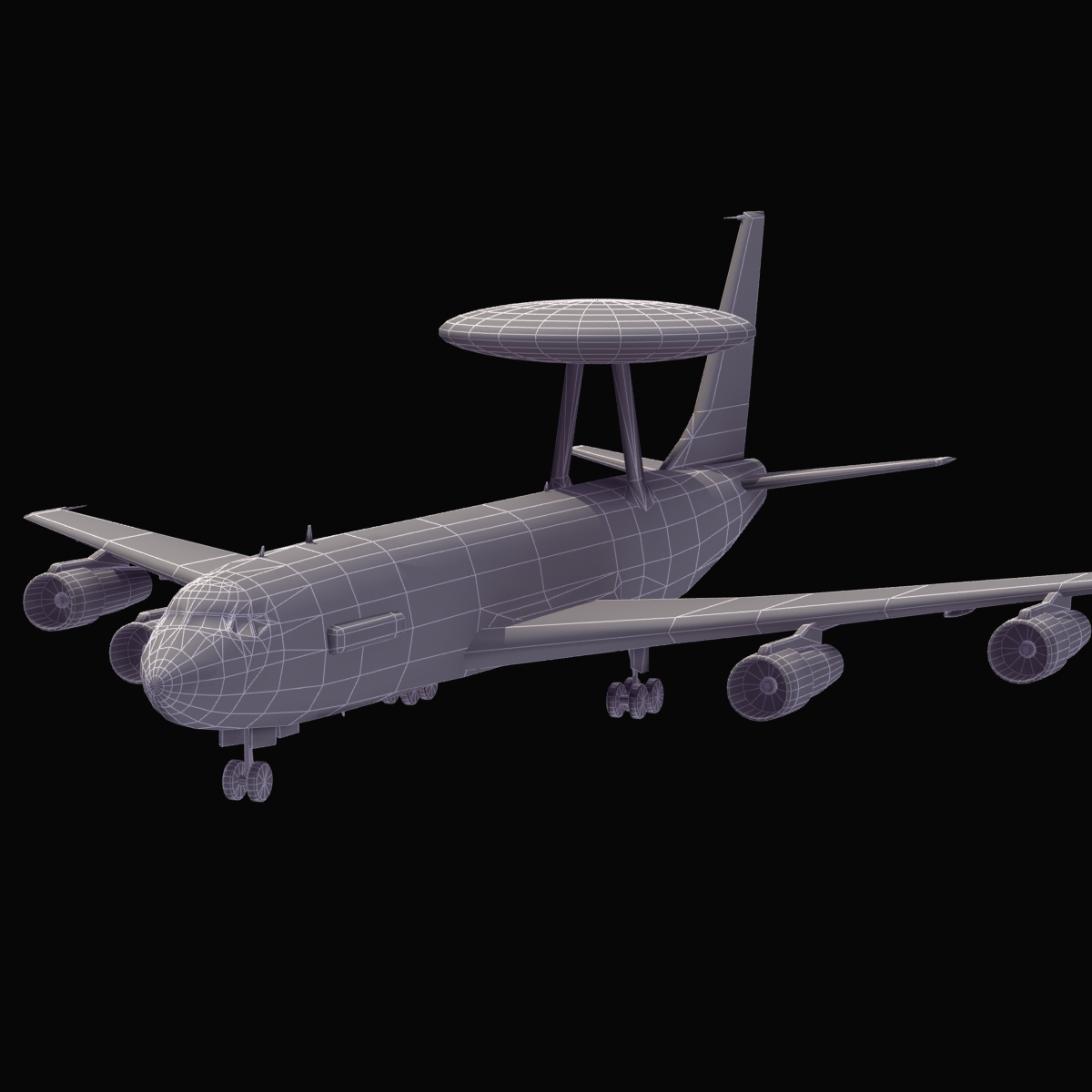modelo 3d E3 Sentry AWACS - TurboSquid 613748