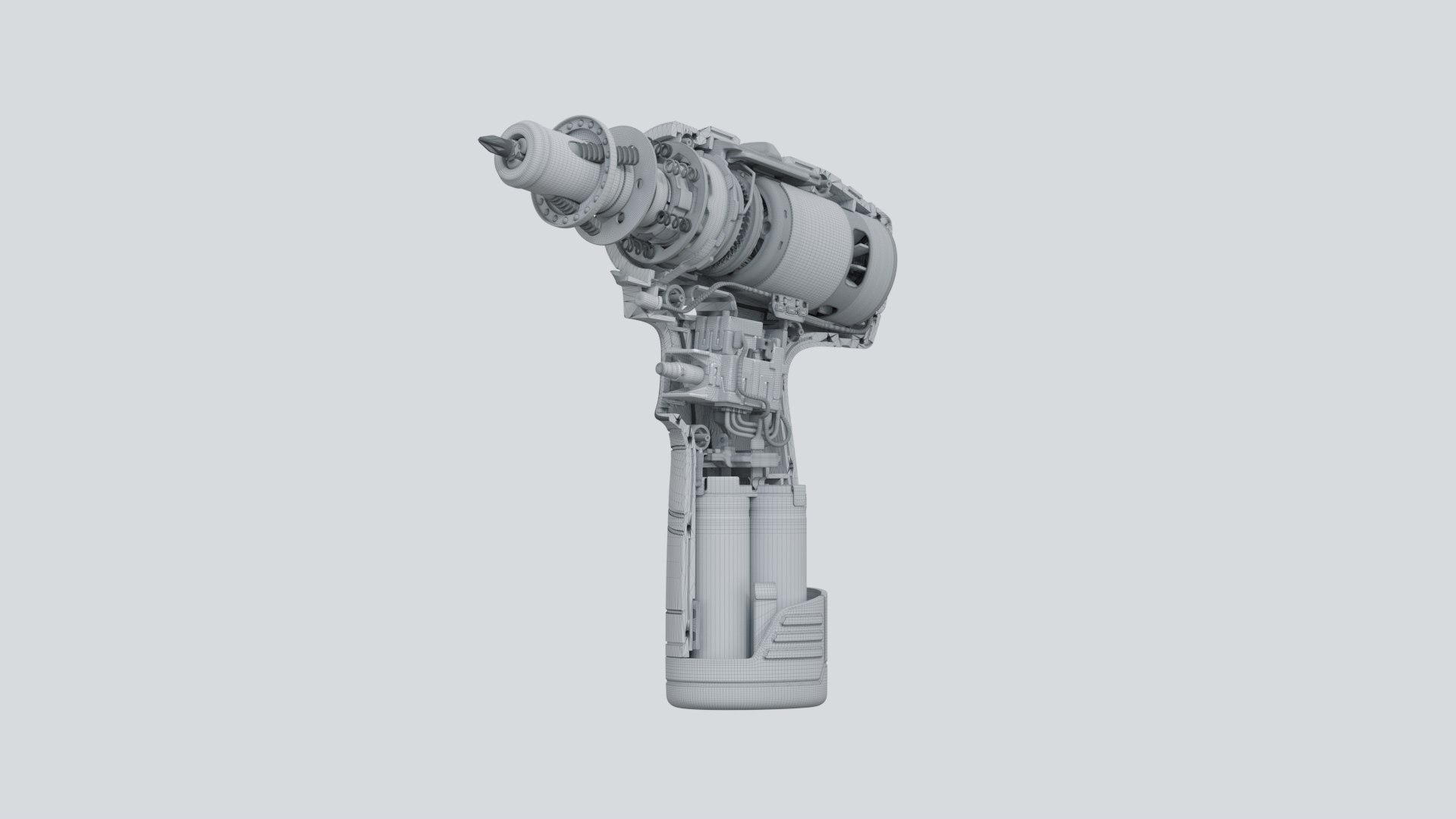 Cordless Screwdriver 3D Model - TurboSquid 2234173