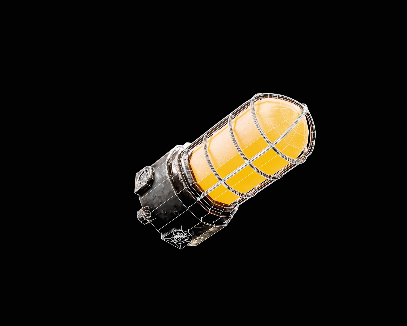 3D Sci-Fi Light Fixture Set 1 Model - TurboSquid 2357561