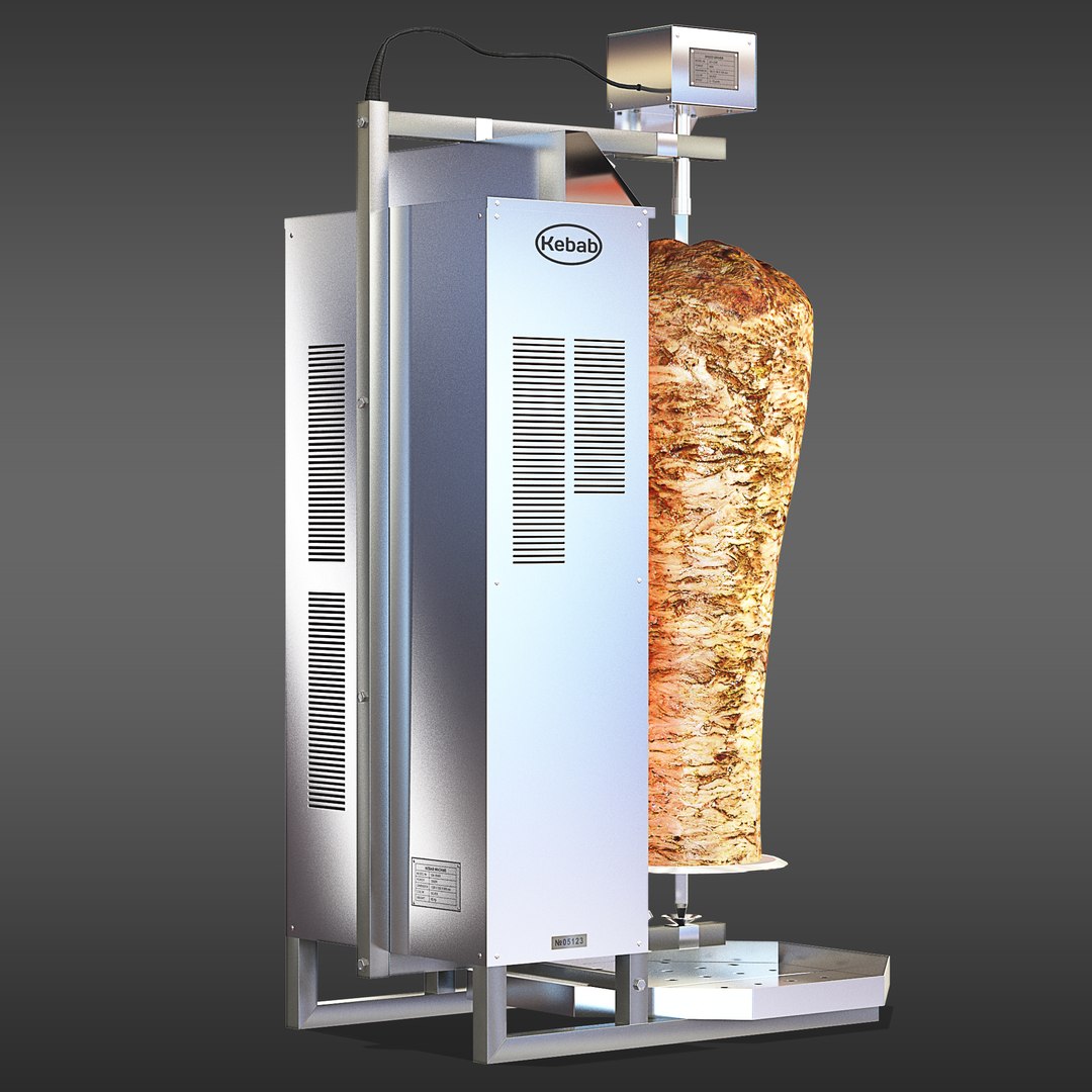 3D Kebab Machine Model - TurboSquid 1285578