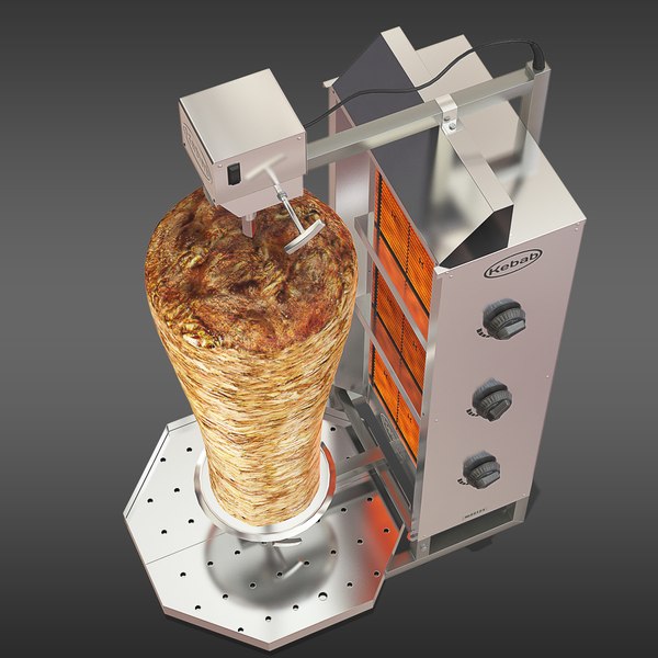 3D kebab machine model - TurboSquid 1285578