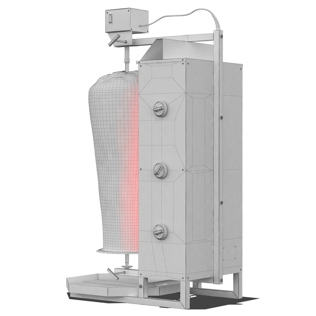 3D Kebab Machine Model - TurboSquid 1285578