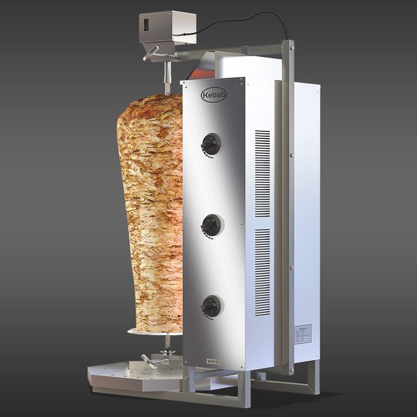 3D kebab machine model - TurboSquid 1285578