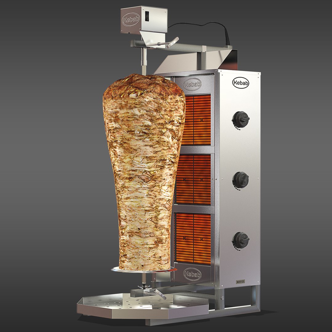 3D Kebab Machine Model - TurboSquid 1285578
