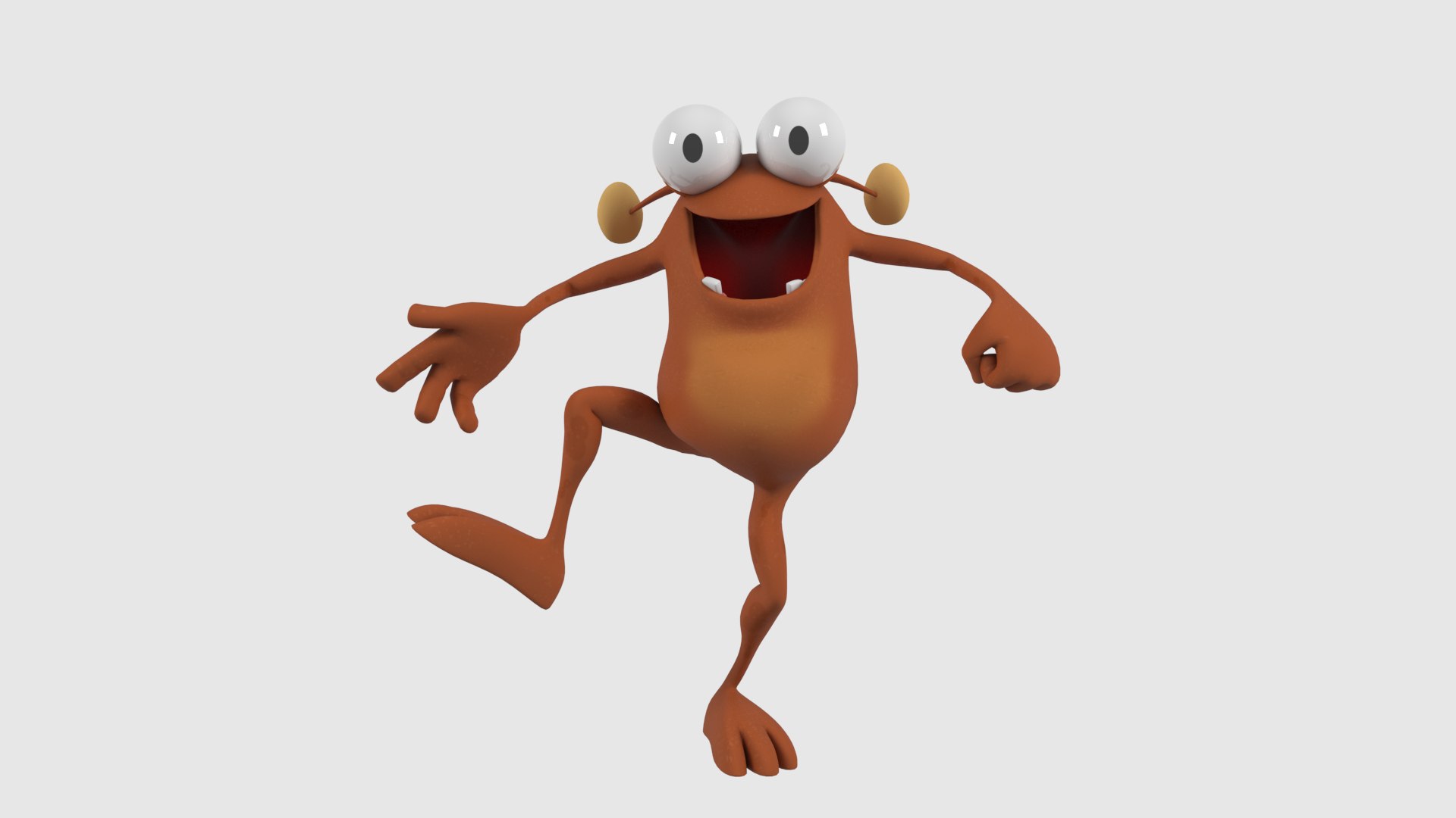 Monster Cartoon Character Rig 3D Model - TurboSquid 1488020