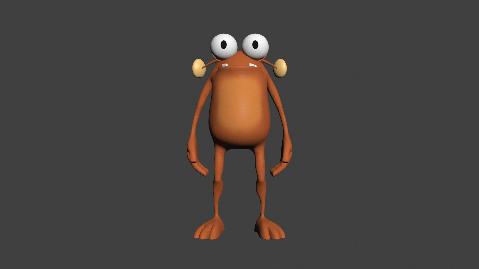 Monster Cartoon Character Rig 3D Model - TurboSquid 1488020