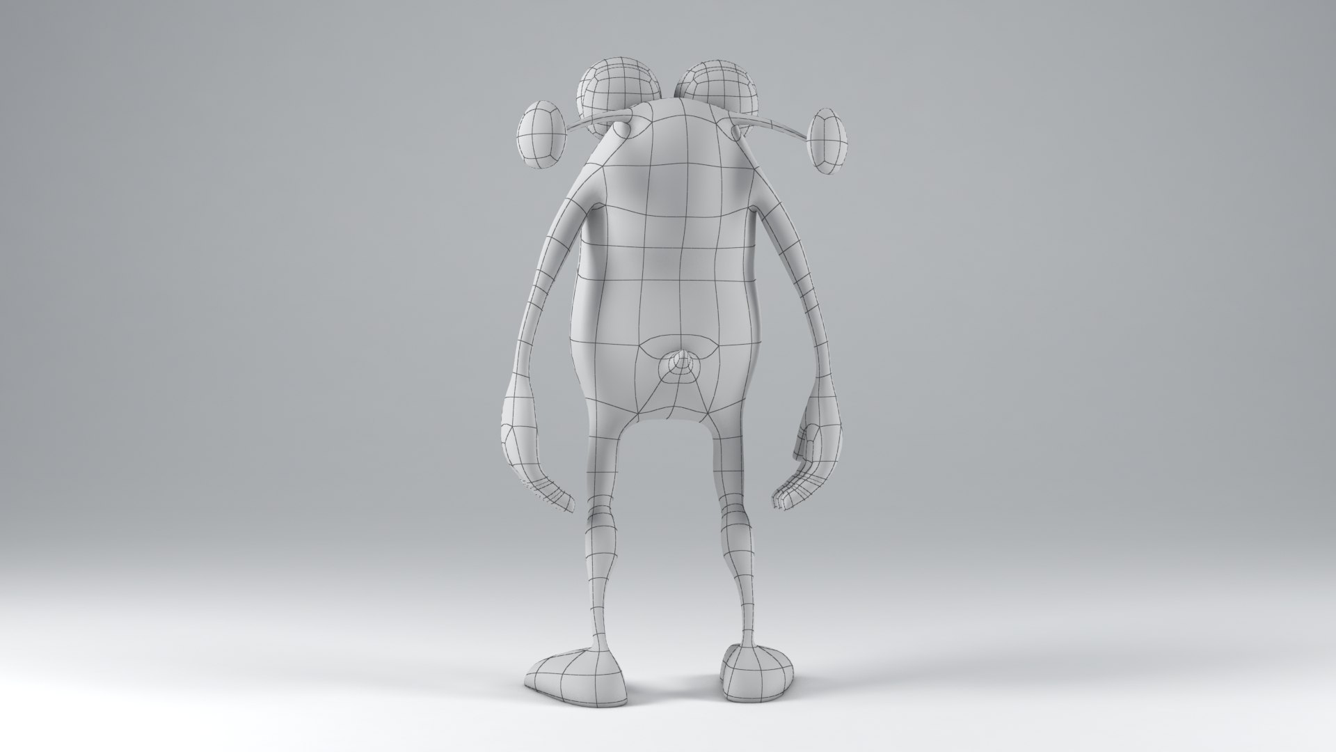 Monster Cartoon Character Rig 3D Model - TurboSquid 1488020