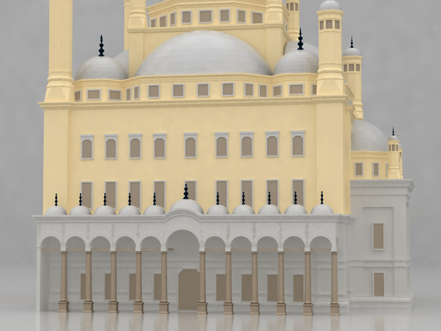 Mohamed Ali Mosque 3D Model - TurboSquid 1587463