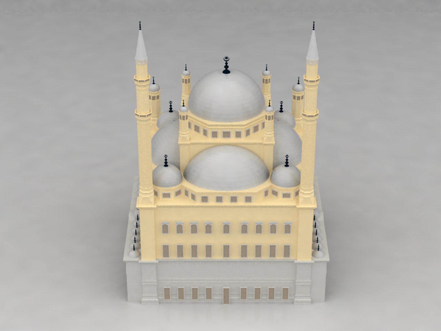 Mohamed Ali Mosque 3D Model - TurboSquid 1587463