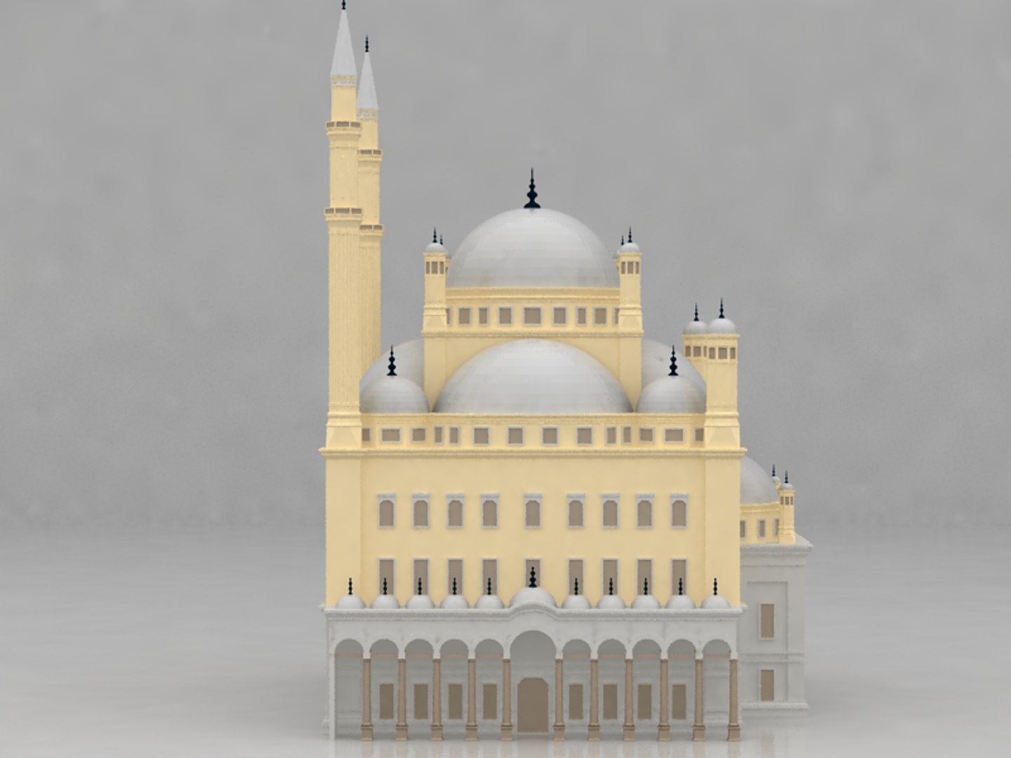 Mohamed Ali Mosque 3D Model - TurboSquid 1587463