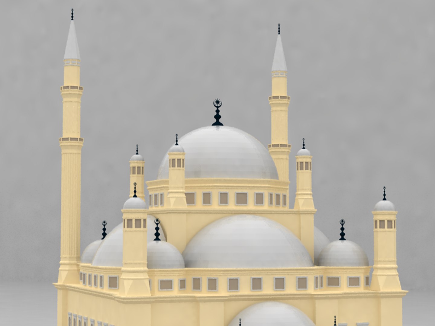 Mohamed Ali Mosque 3D Model - TurboSquid 1587463