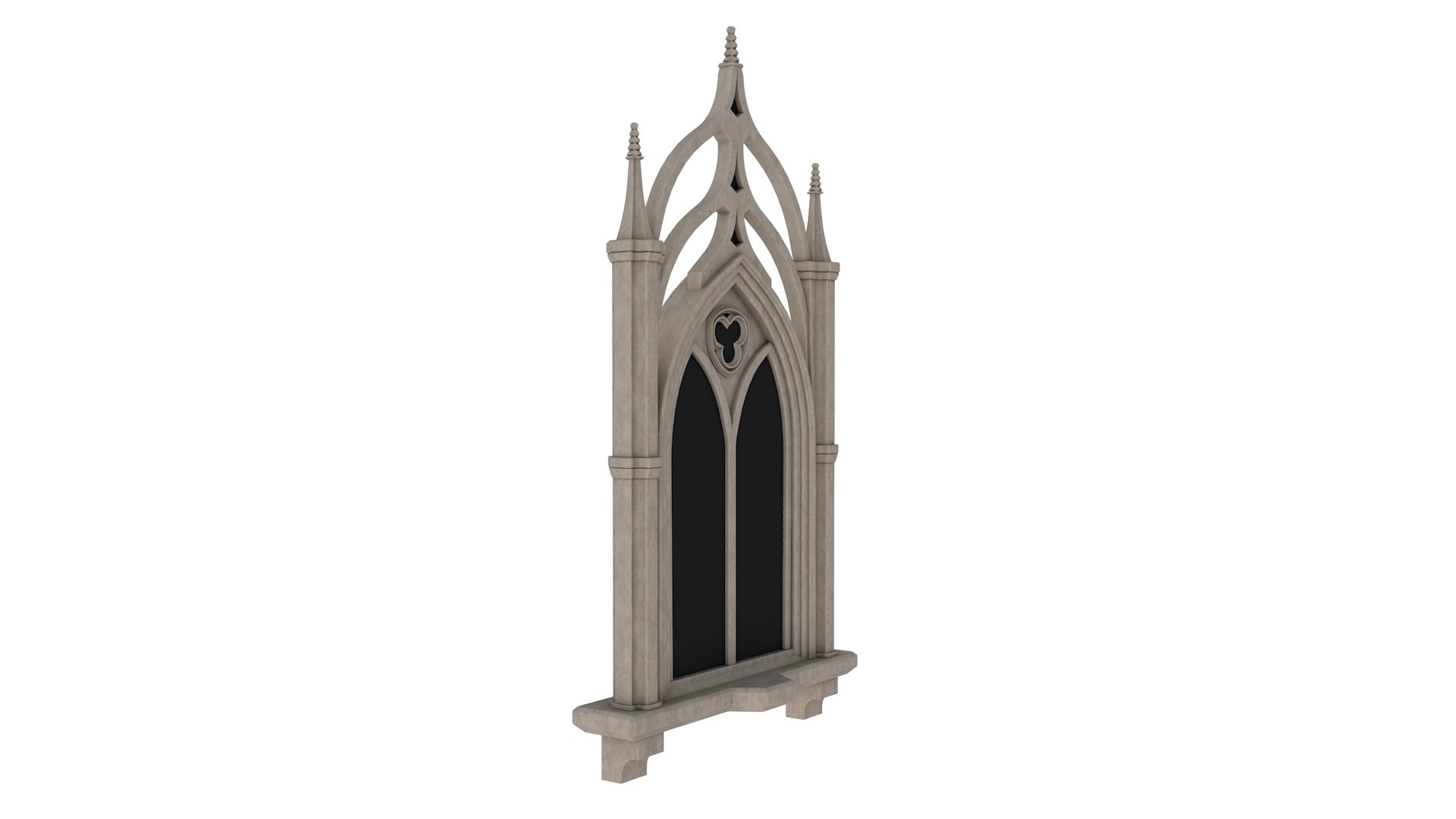 3D Gothic Window Model - TurboSquid 1867677