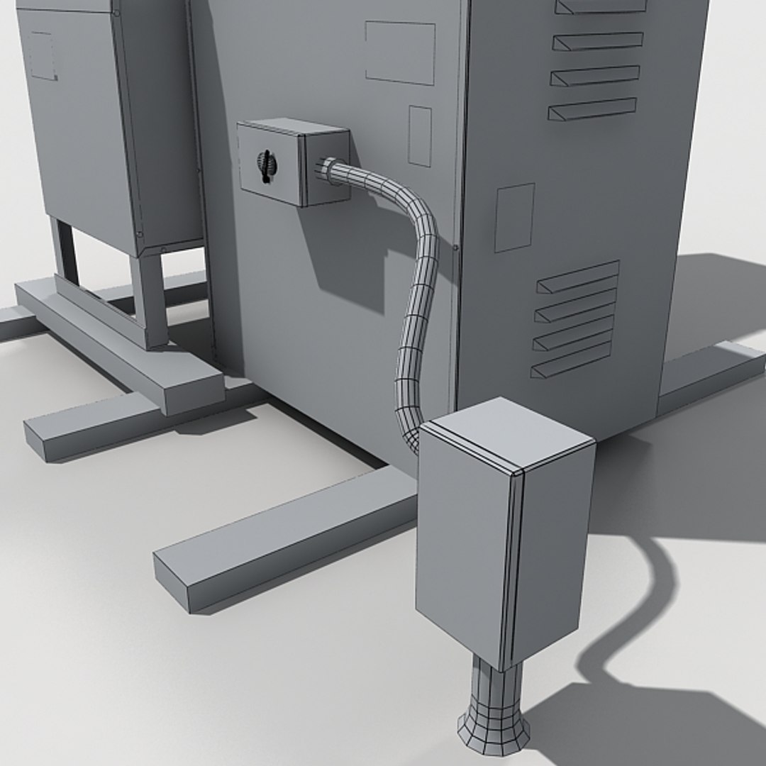 3d Rooftop Hvac Blower Model