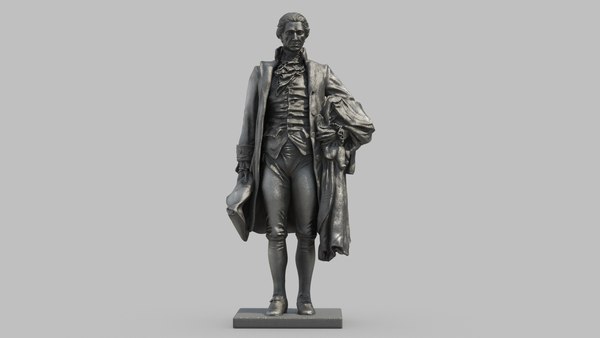 modelo 3d Estatua de Alexander Hamilton (1) - TurboSquid 1628366
