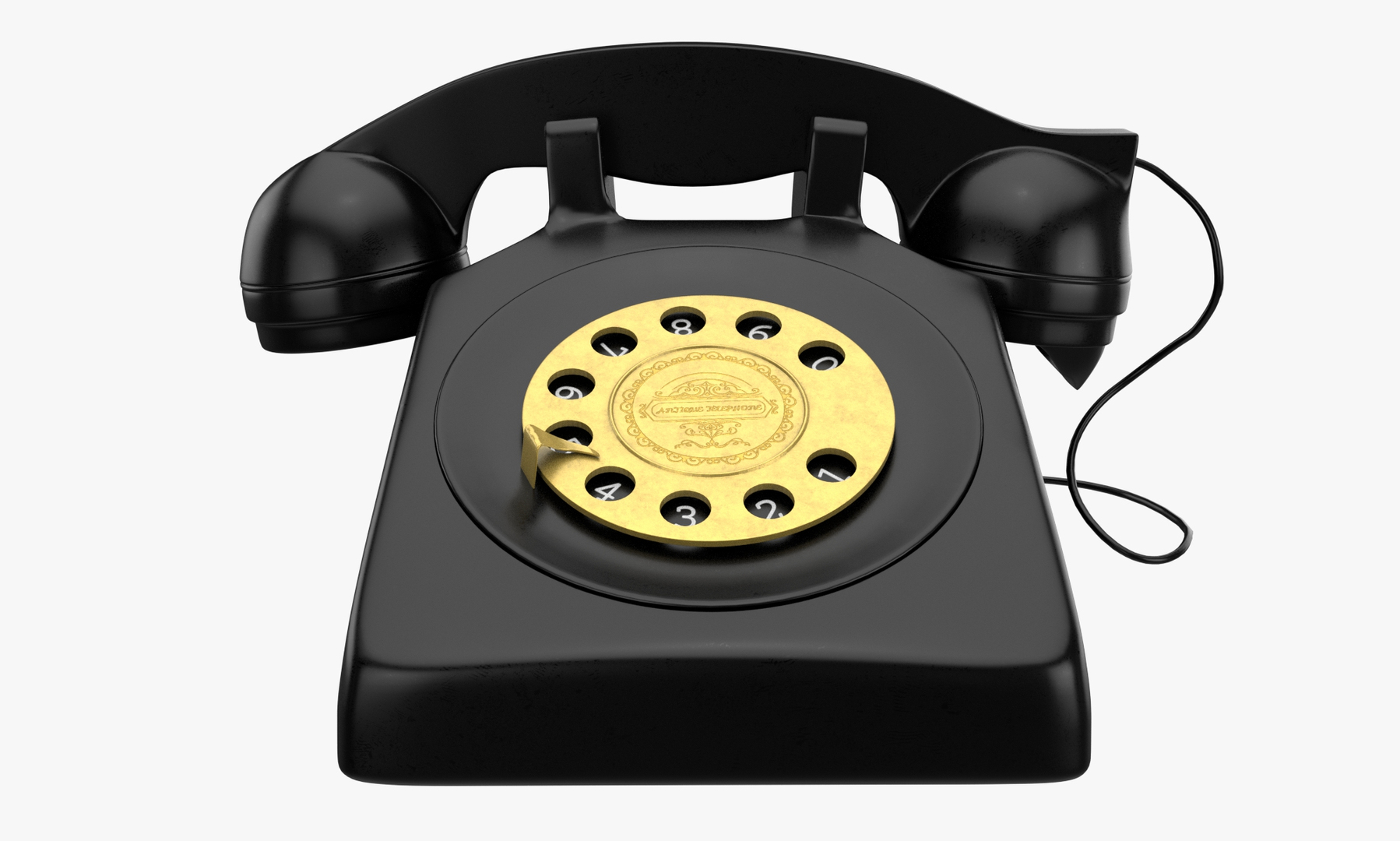 Classic Telephone Model - TurboSquid 1570135