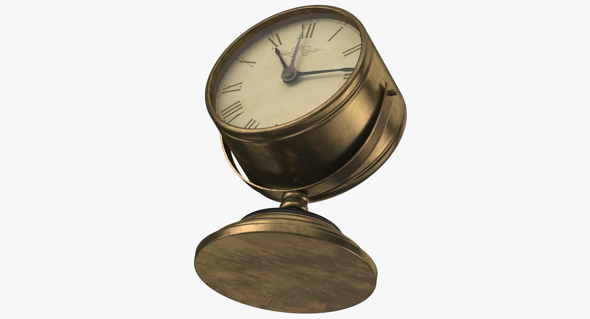 Desk Clock 3D Model - TurboSquid 1290017