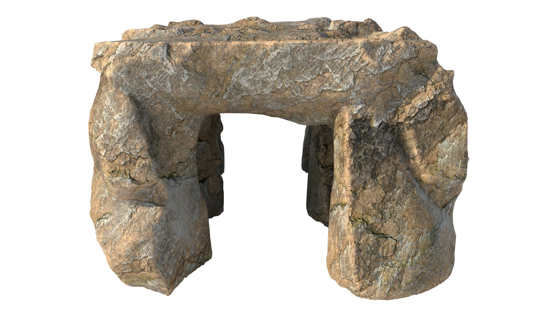 Natural Rock Cave Entrance 3D - TurboSquid 2438640