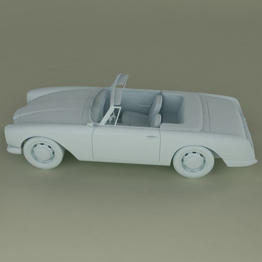 3d Model Facel Vega Iii Convertible