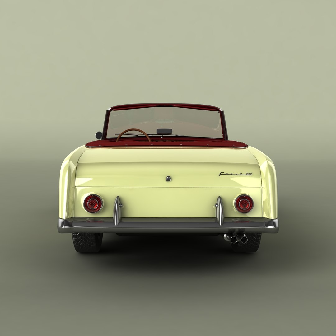 3d Model Facel Vega Iii Convertible
