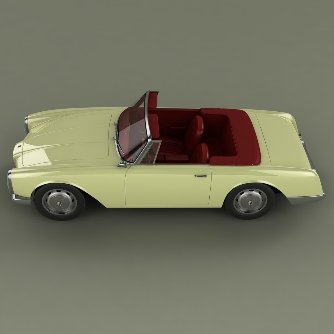 3d Model Facel Vega Iii Convertible