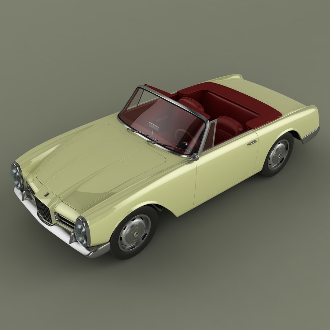 3d Model Facel Vega Iii Convertible