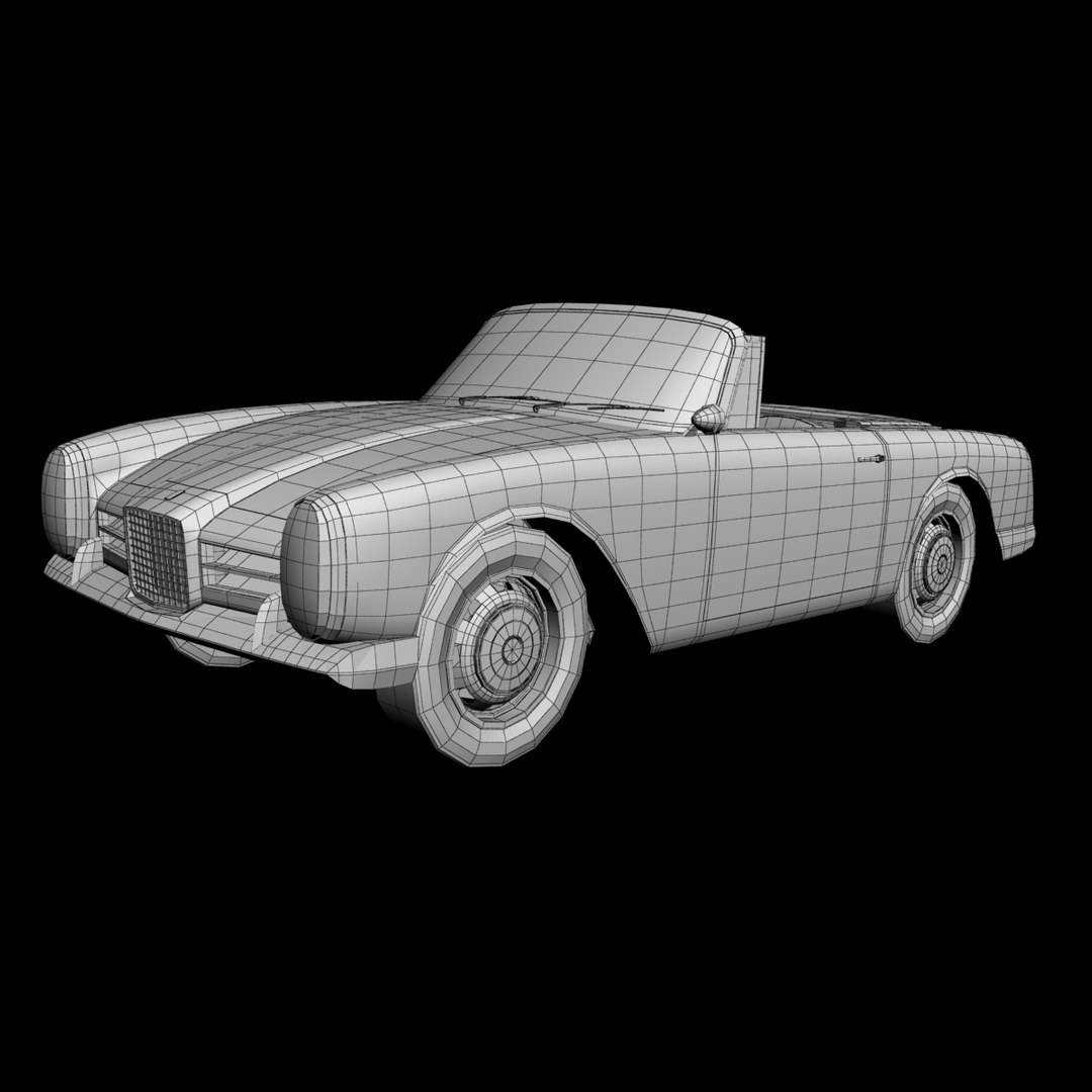 3d Model Facel Vega Iii Convertible