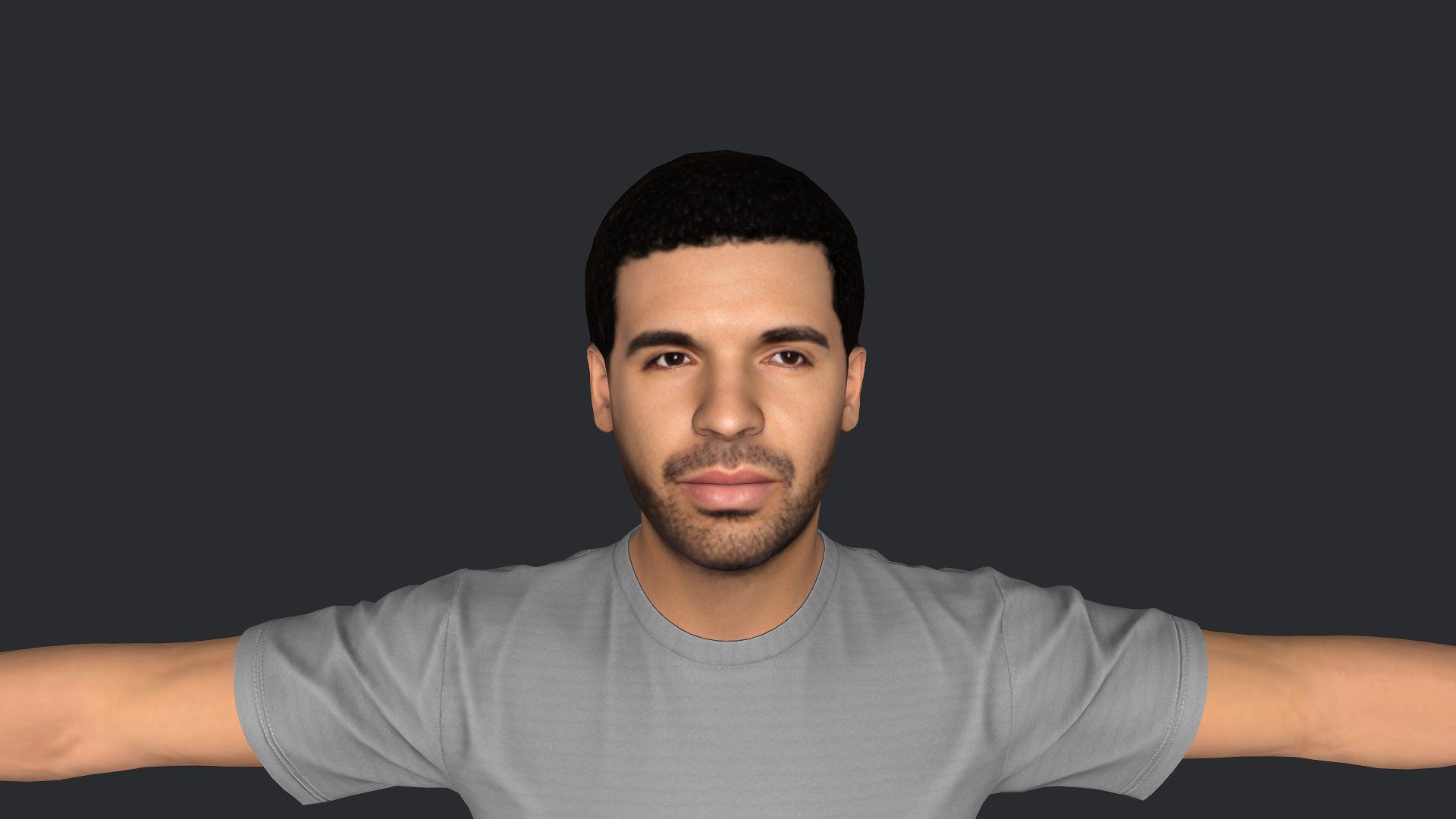 Drake Hyper Realistic Full Body Fully Rigged 3D Character model ...