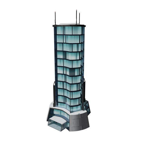 3D Sci-fi Congress house model - TurboSquid 1809090