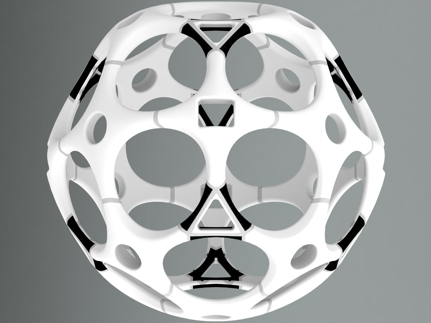 3D Wireframe Shape Geometric Holes Pattern Ball - TurboSquid 2191425