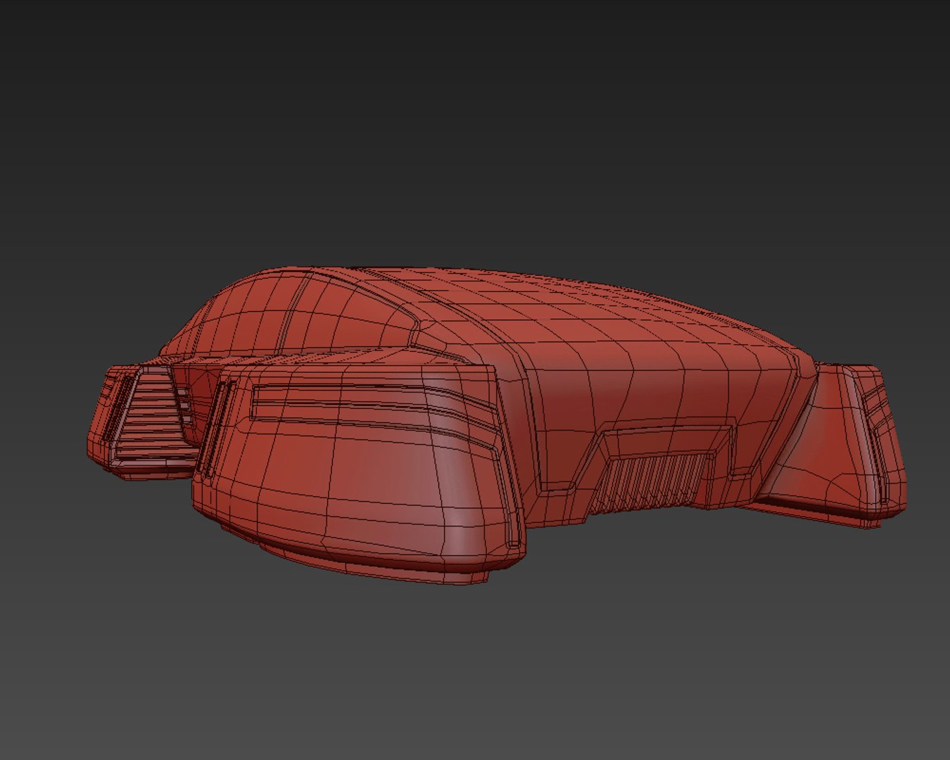 futuristic hover 3d model