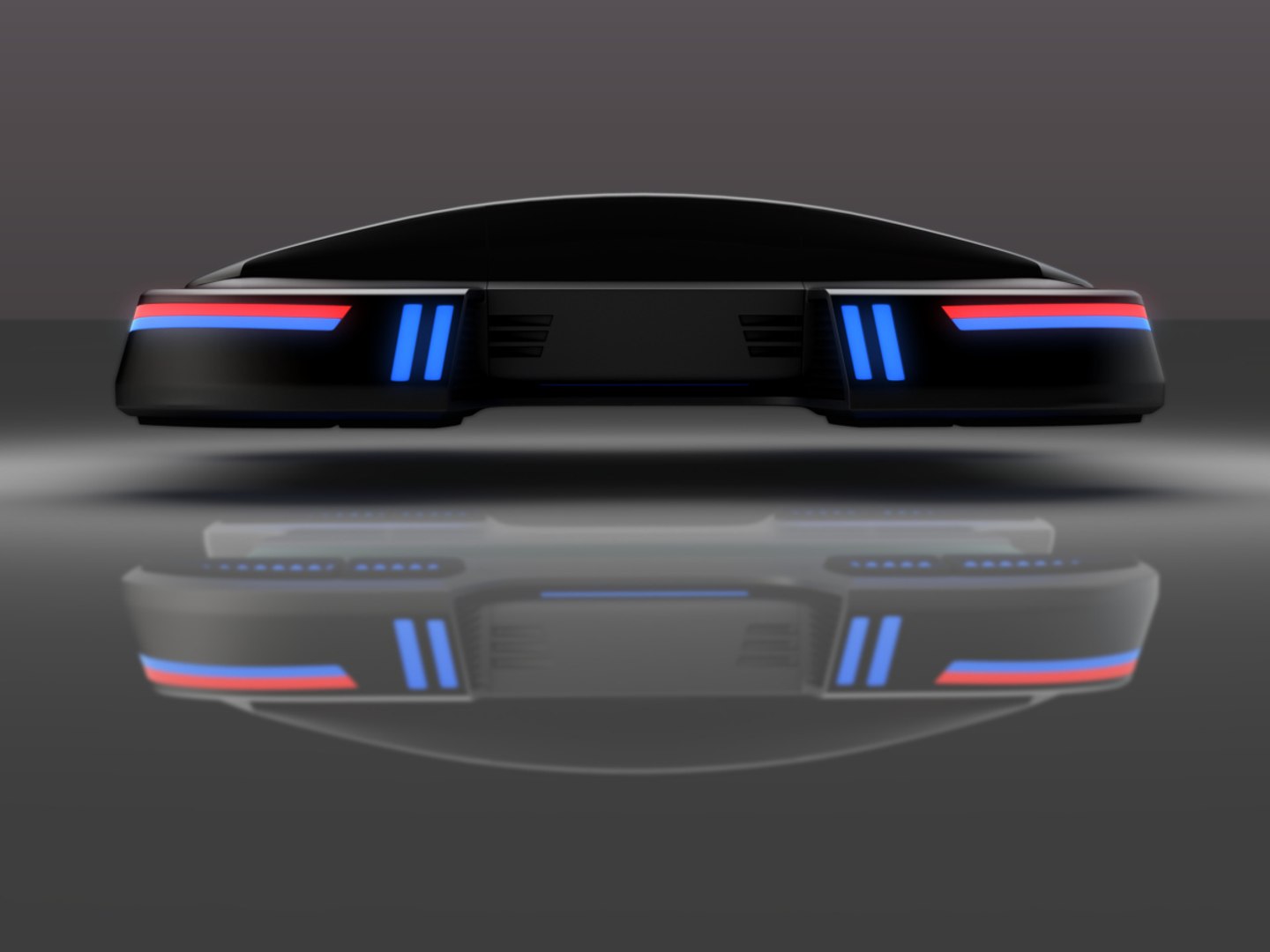 futuristic hover 3d model